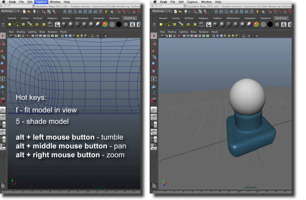 Maya – Working with a Lights & Final Gather – The Purdy Studio @ gatech