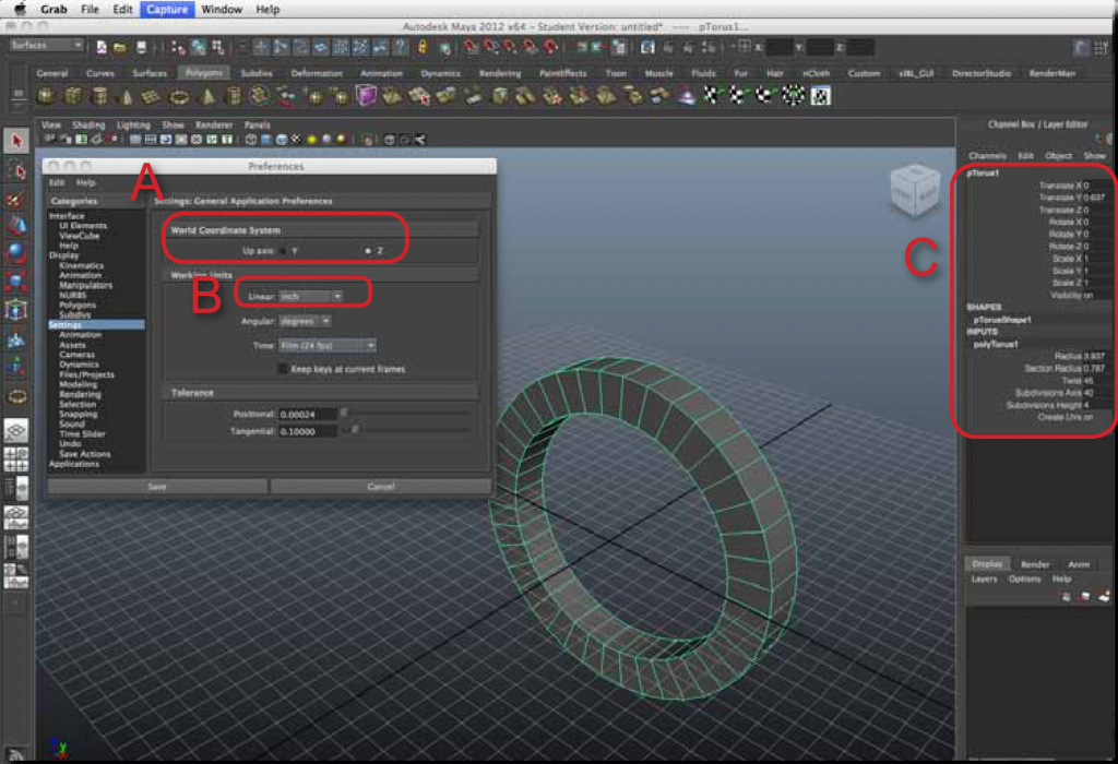 Maya – Modeling Preferences – The Purdy Studio @ gatech