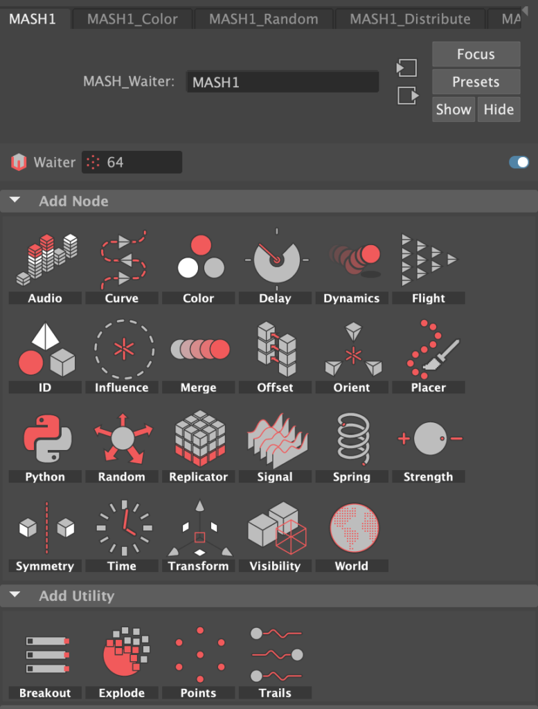 Maya MASH Network – The Purdy Studio @ gatech